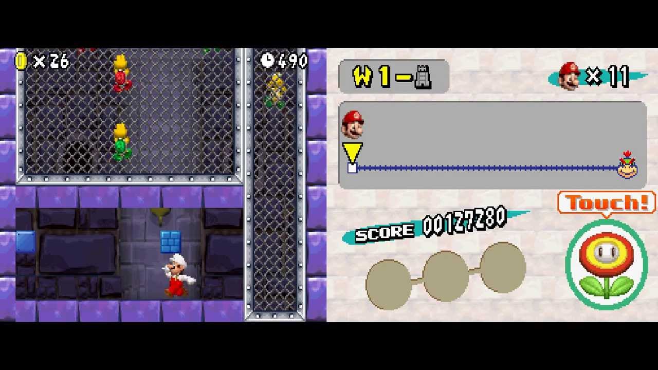 Custom New Mario Bros Walktrough part 7 Kopa Fence Tower - YouTube