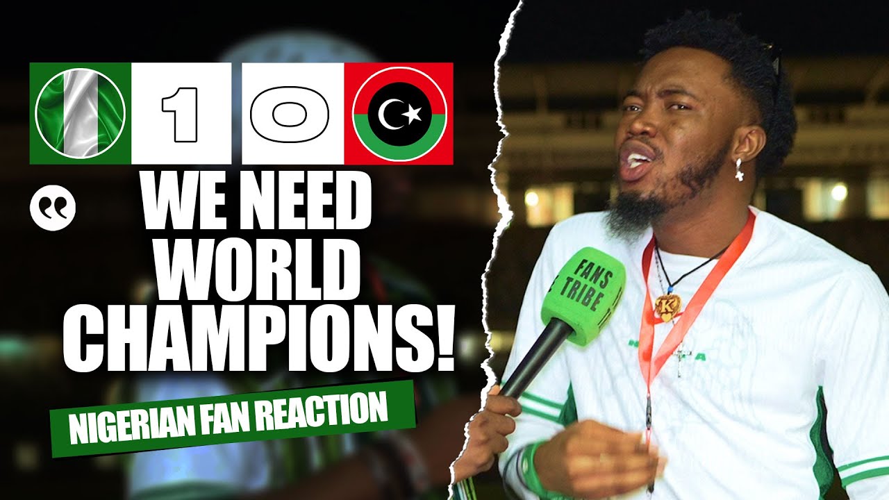 NIGERIA 1-0 LIBYA ( Kurotams - NIGERIAN FAN REACTION) - 2025 AFCON ...