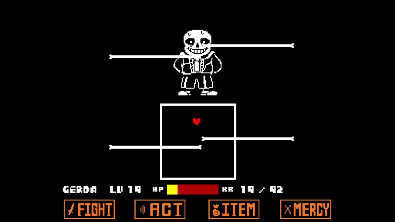 UNDERTALE (sans battle) (its a fail) - YouTube
