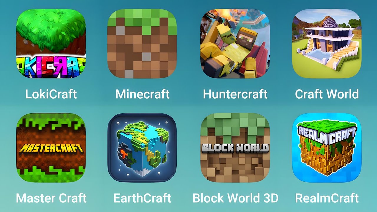 Lokicraft, Minecraft, Huntercraft, Craft World, Master Craft ...