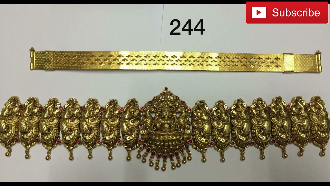 36 Goldpalted silver ottiyam collection for kids | kids ottiyanam with ...