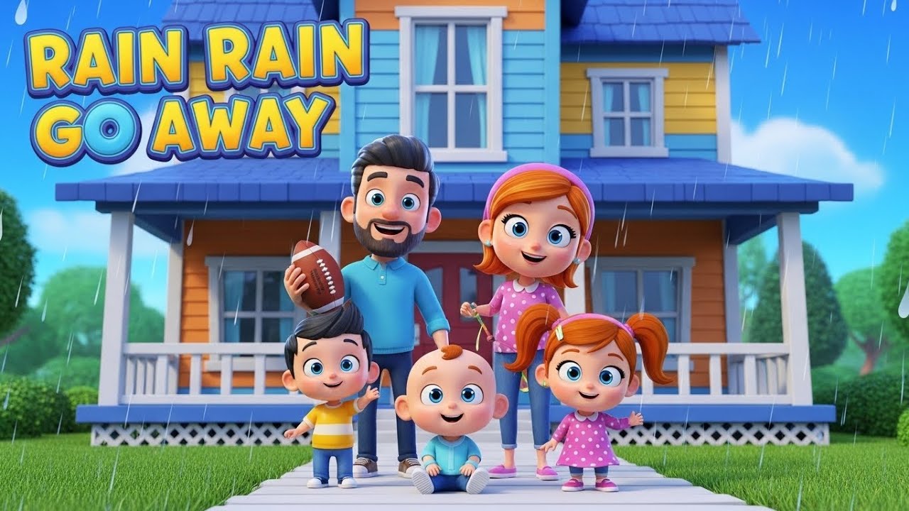 Rain Rain Go Away | Kids Favorite Nursery Rhyme | Family Fun & Learning ...