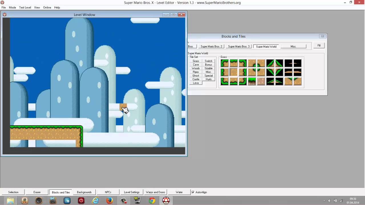 Super Mario Bros X Tutorial Part 1: Level Settings! - YouTube
