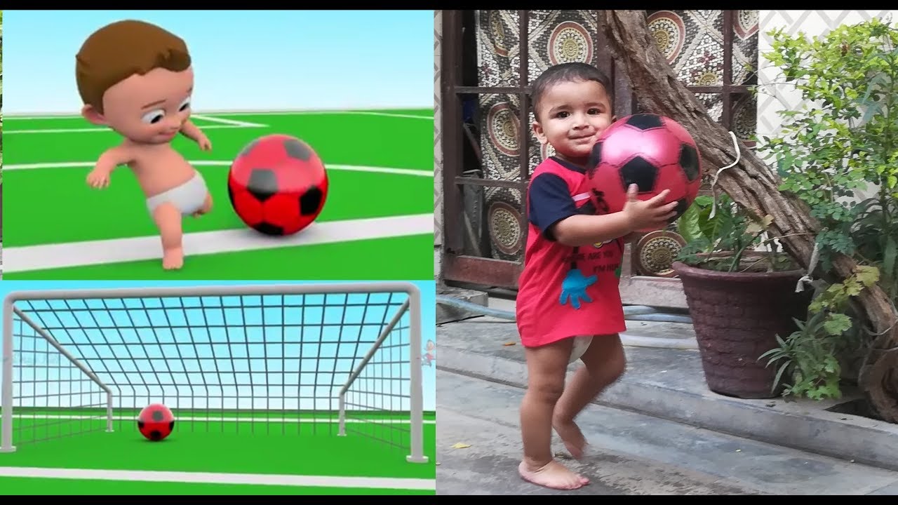 Baby Playing Football 2019 || Baby and Father Playing Football || Rayan ...