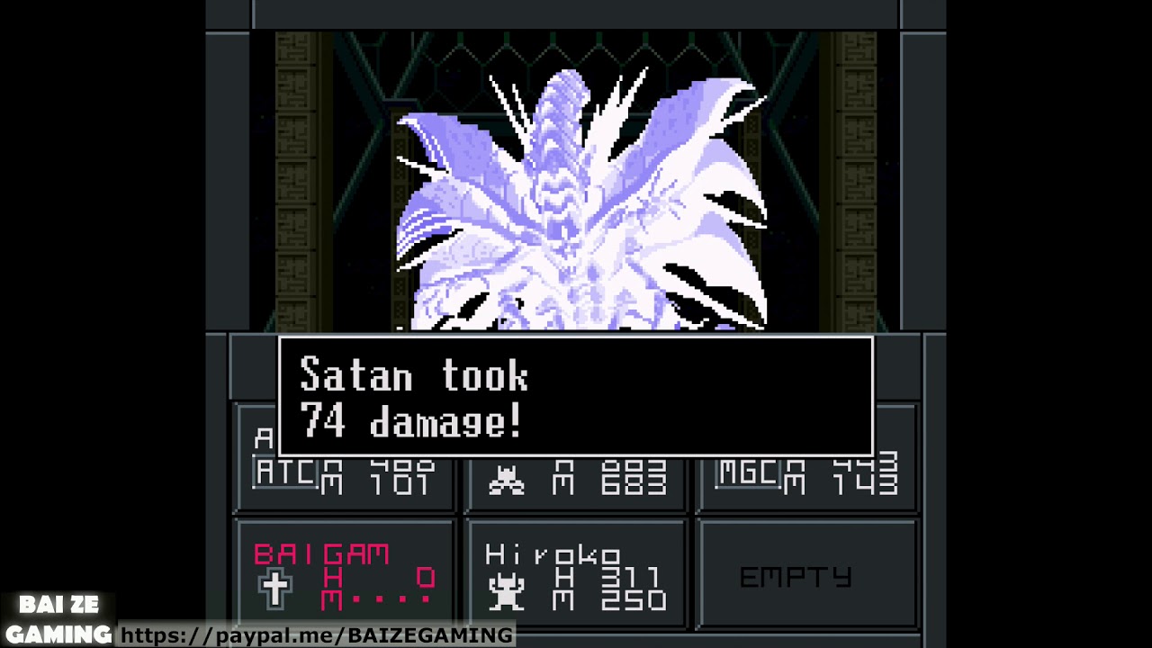 Chaos Route Final Bosses and Ending Cutscenes! SMT 2 NES Chaos English ...