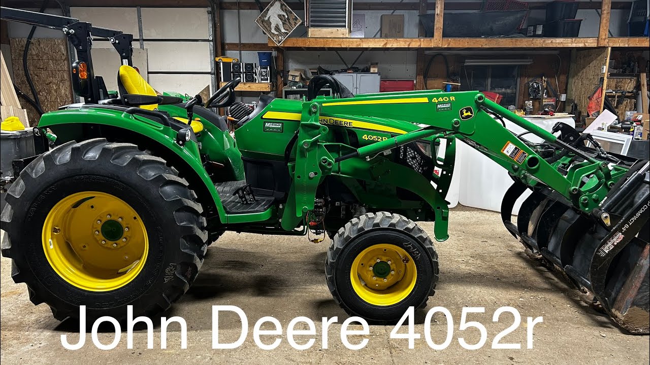 John Deere 4052r, New Equipment Added To The Business. - YouTube