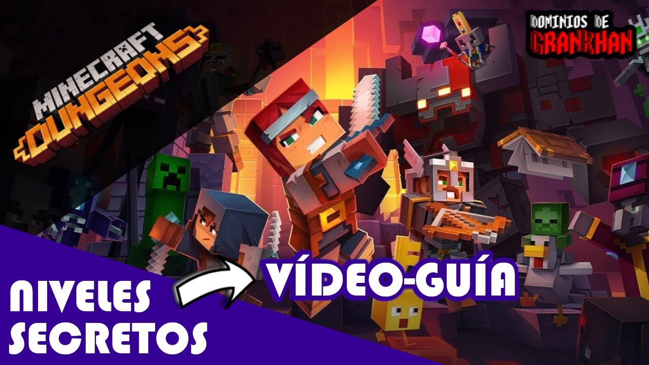 [ MINECRAFT DUNGEONS ] Nivel secreto 3: Archirefugio - Arch Haven ...