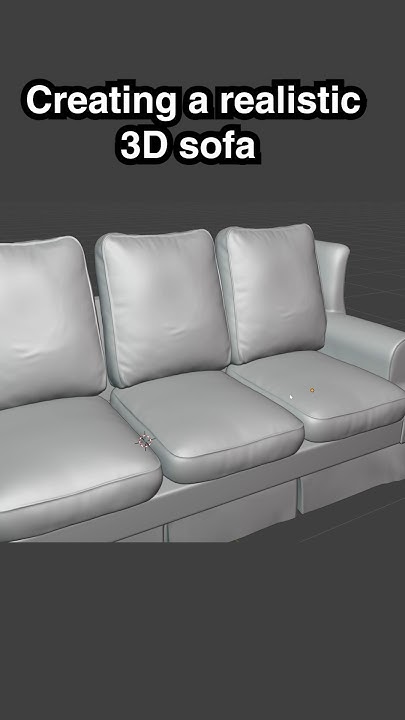 Creating a realistic sofa in Blender using Reality Capture and Substance Painter. - YouTube