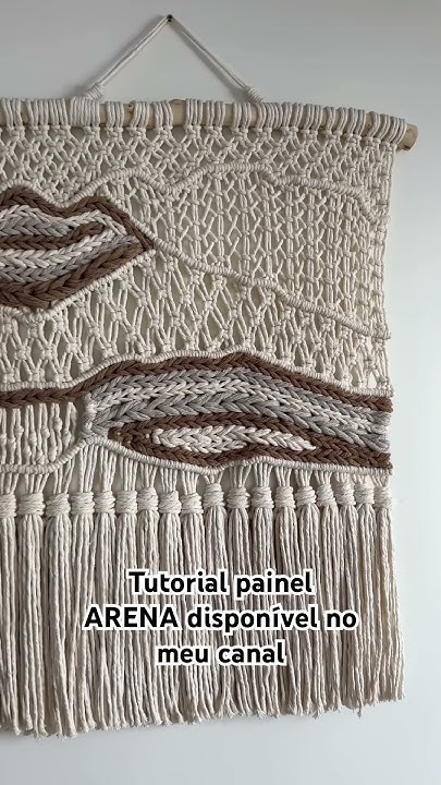 Painel macramê tutorial 🤩 #macramefacil #macrameparainiciante #diy - YouTube