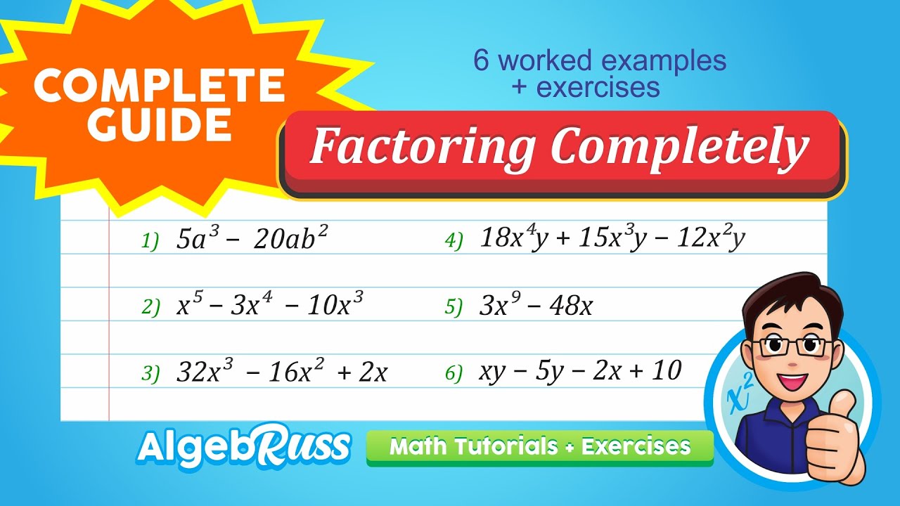Factoring Polynomials COMPLETELY Prt 9 - Ultimate Guide + LINKS - Pinoy ...