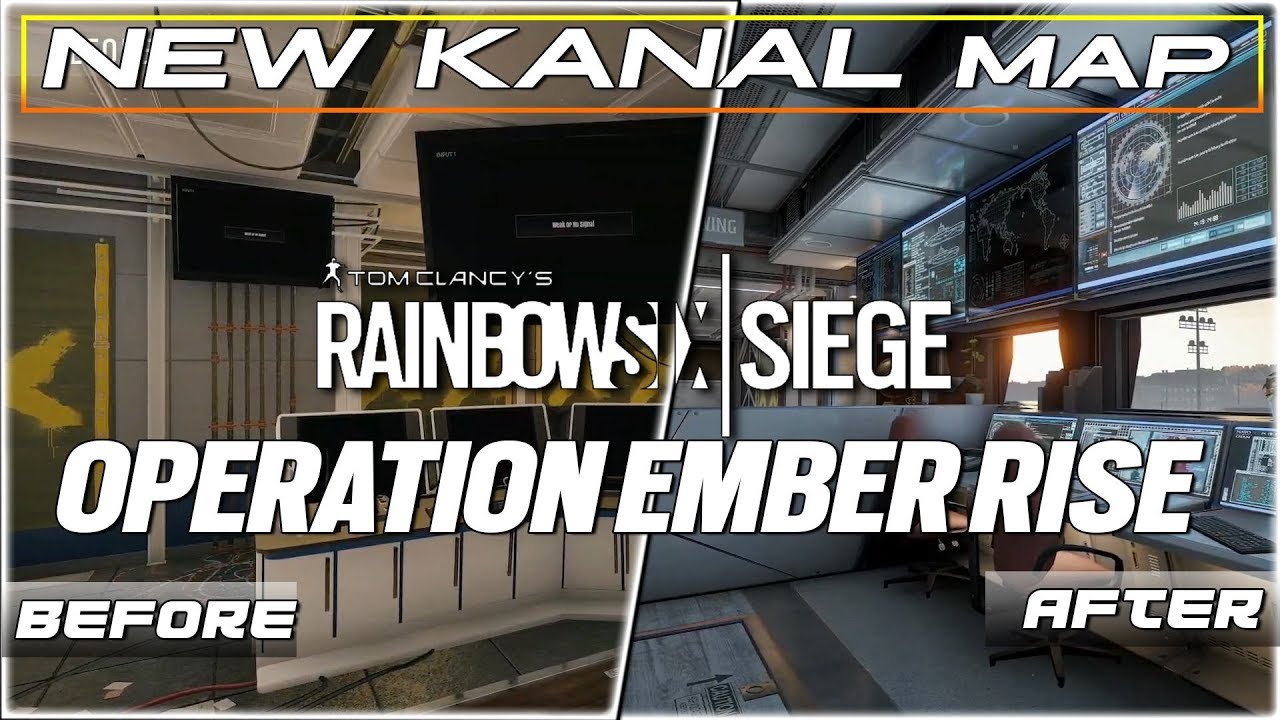 New Kanal Map Rework Revealed - All Bomb Sites | Tom Clancy's Rainbow ...