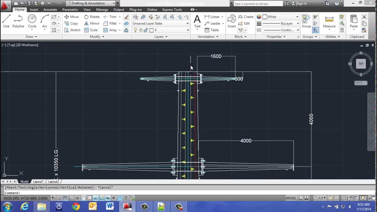 Using AutoLisp, DCL to prepare Structural Drawings - YouTube