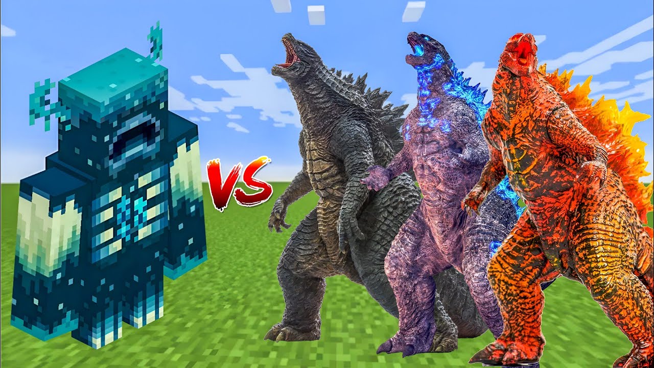 WARDEN VS ALL GODZILLA FIGHT IN MINECRAFT ( Mobs Battle ) - YouTube