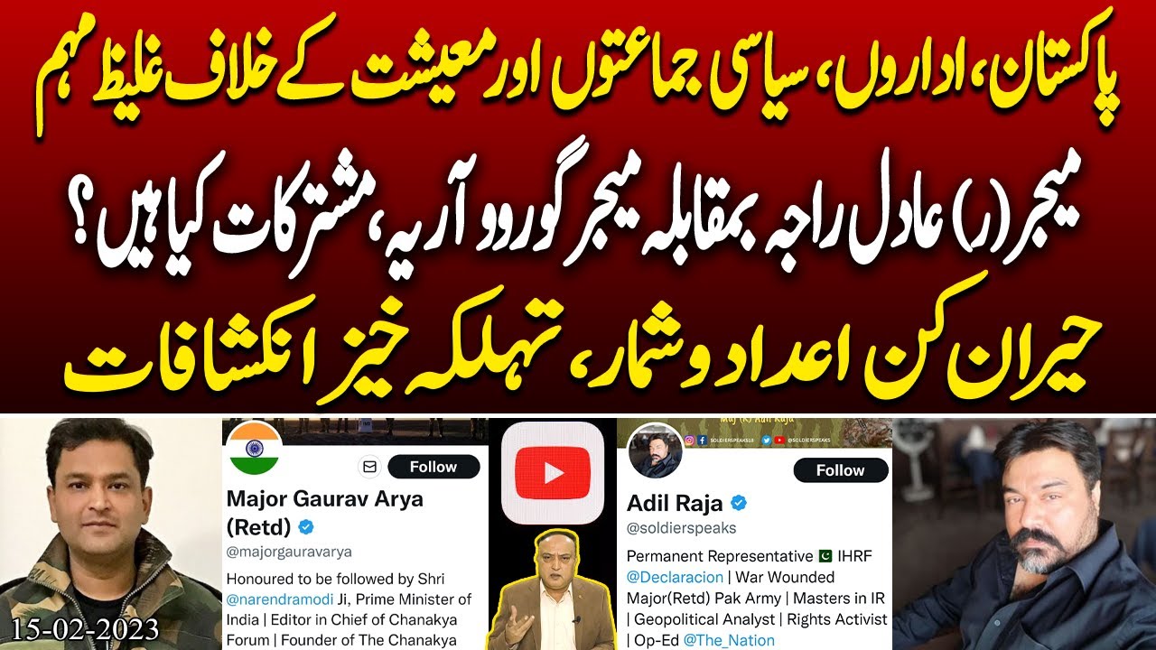 Surprising Facts Behind Adil Raja's Anti-Pakistan Campaign Adil Raja vs ...