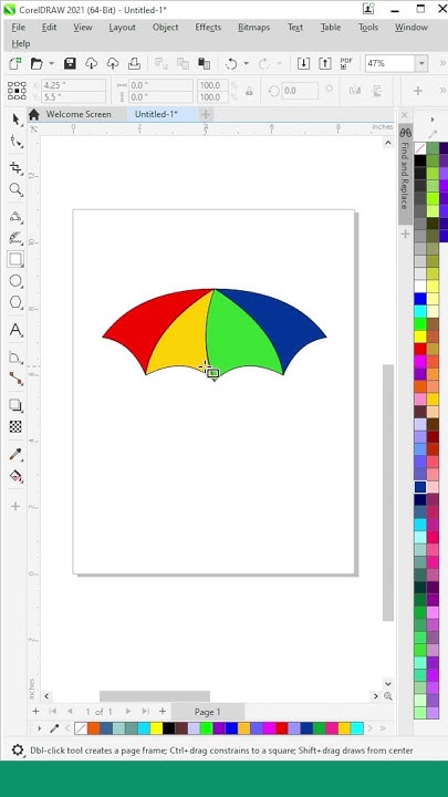 How to use 3-Point Curve Tool in CorelDraw (Part23) - YouTube