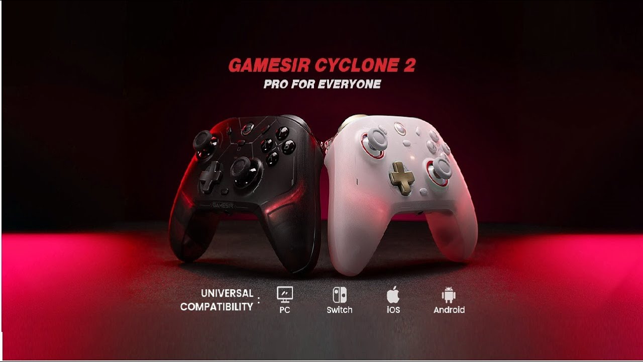 GameSir Cyclone 2 Multiplatform Controller - Shadow Black - YouTube