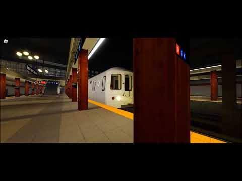 ROBLOX Railfanning at PTA Subway Fifth Av Lines S33E130: R46 D Express Train at Intervale Sq ...