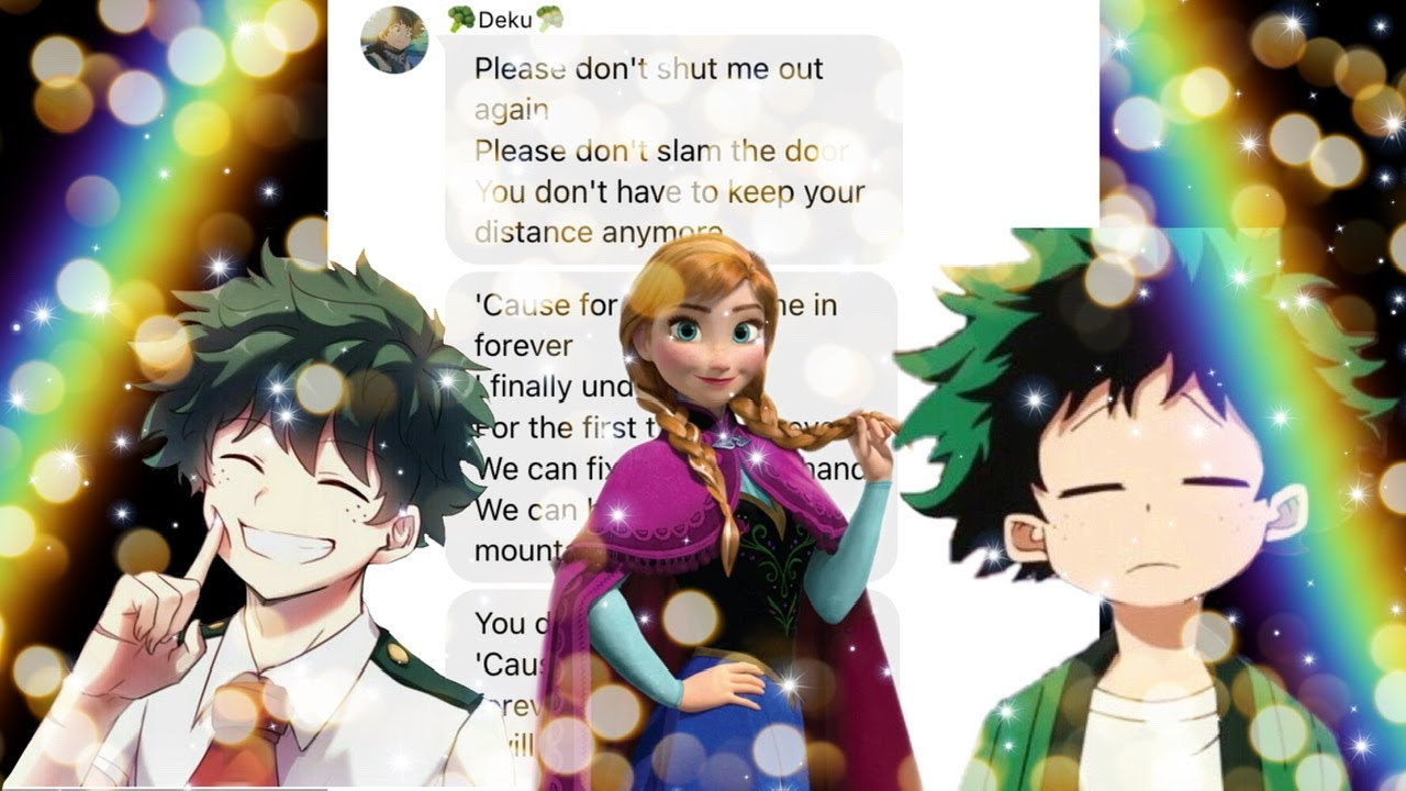 MHA lyric and texts | For the first time in forever || From frozen 2 ...