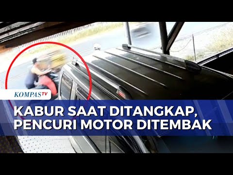 Polisi Lumpuhkan Pelaku Curanmor di Jember yang Kabur saat Ditangkap | BORGOL