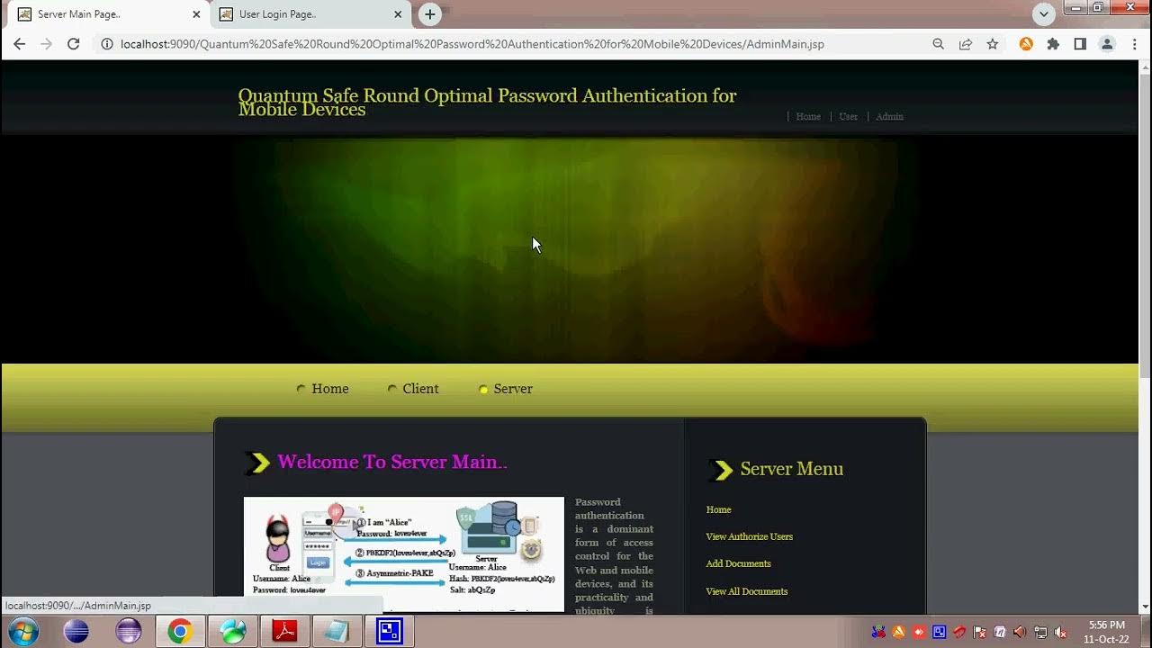 Quantum Safe Round Optimal Password Authentication for Mobile Devices - YouTube