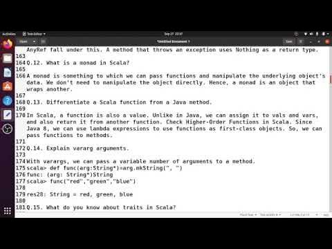 Scala Interview Questions for Data Engineers - YouTube