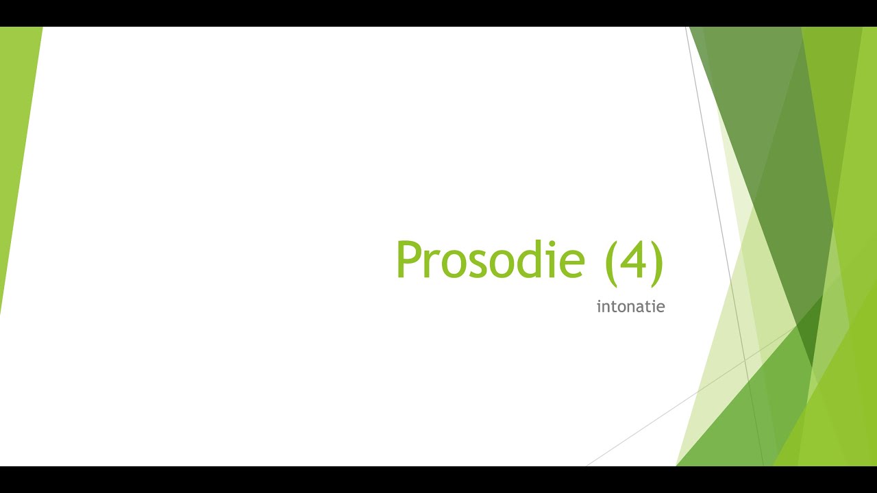 prosodie 4 - intonatie - NT2 Nederlands (#NT2, #nederlands, #dutch, # ...