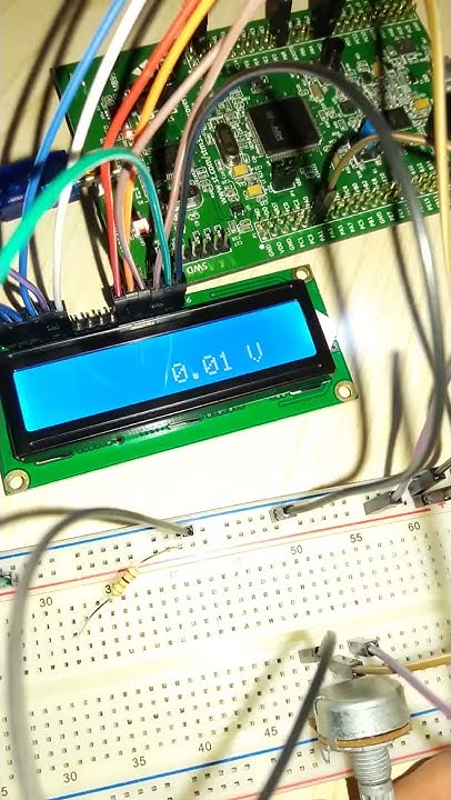 STM32F4-LCD-ADC - YouTube