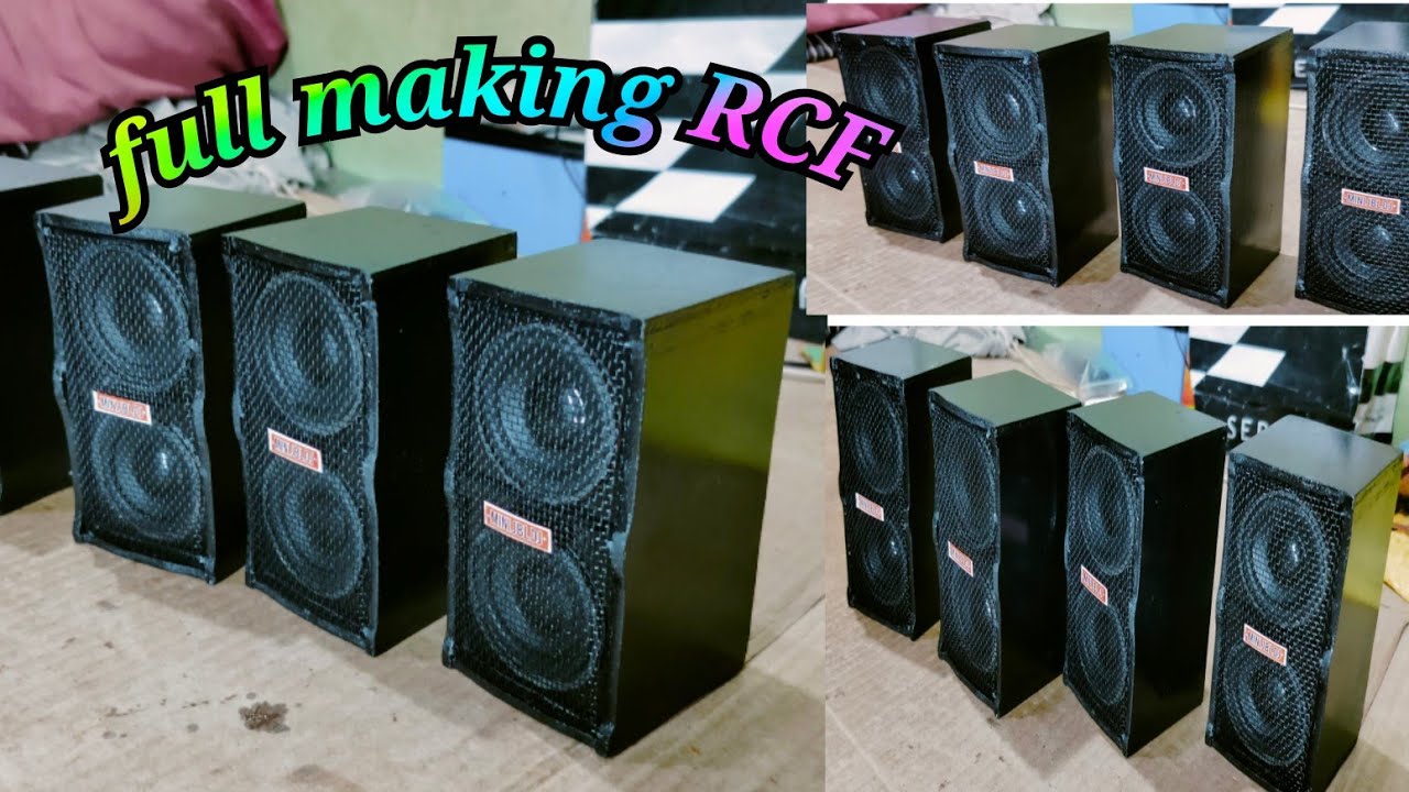 RCF model making how to make mini JBL RCF model mini JBL DJ full video ...