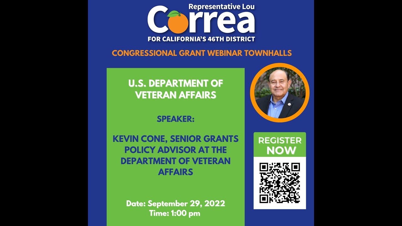 Grant Webinar Townhall: U.S. Department of Veterans Affairs - YouTube
