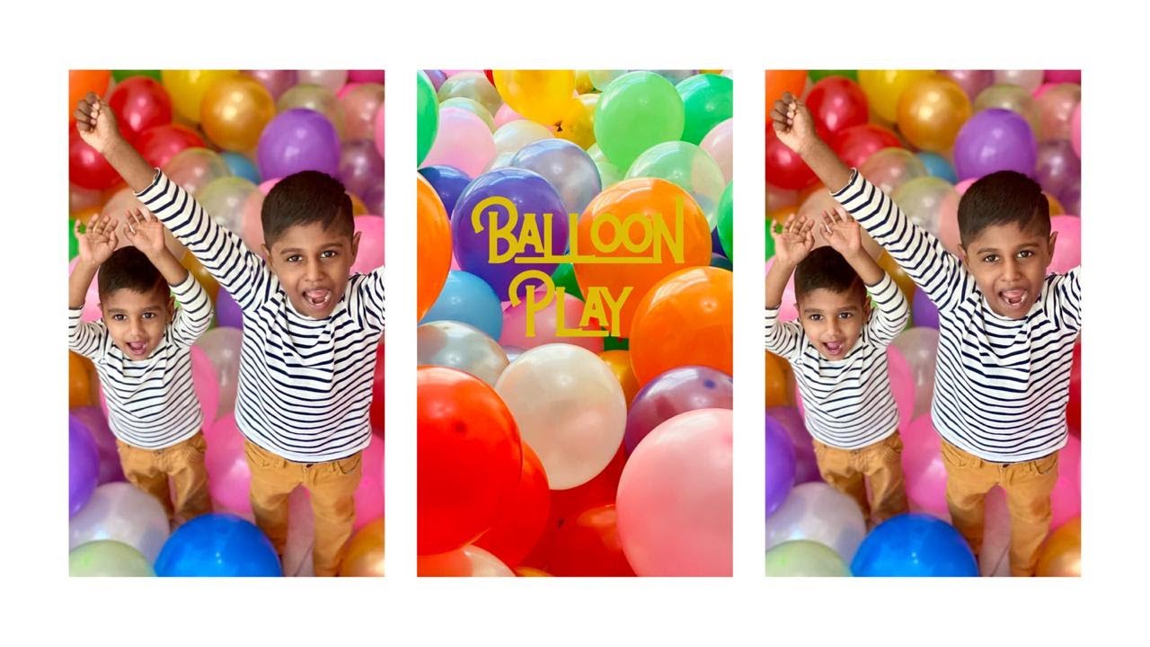 BALLOON PLAY | KIDS VIDEO | BALLOON ROOM - YouTube
