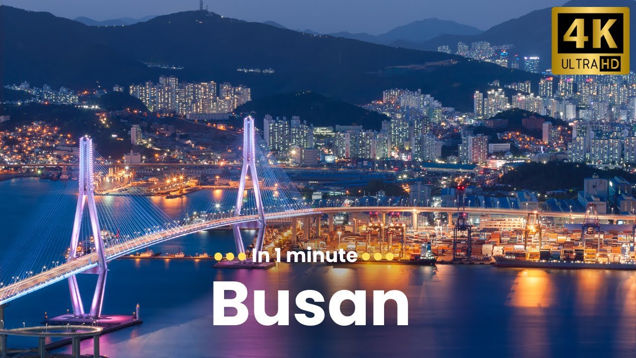 Busan 4K in 1 minute - YouTube