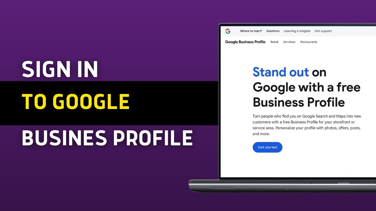 How to Log In To Your Google Business Profile (2025 GUIDE) - YouTube