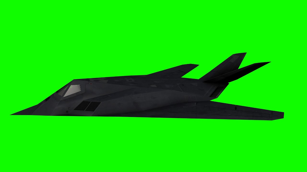 FREE HD Green Screen STEALTH FIGHTER JET - YouTube