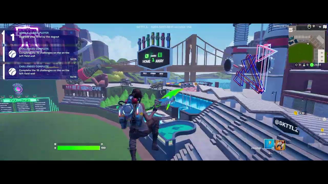 FORTNITE Baller Baseball - Stadium Mashup - RUBBER DUCK 3/5 - TUTORIAL ...