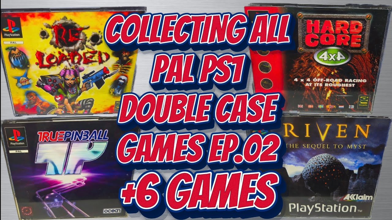 Collecting every PAL PS1 Double Case Game EP.02 +6 Games | RetroVerse ...