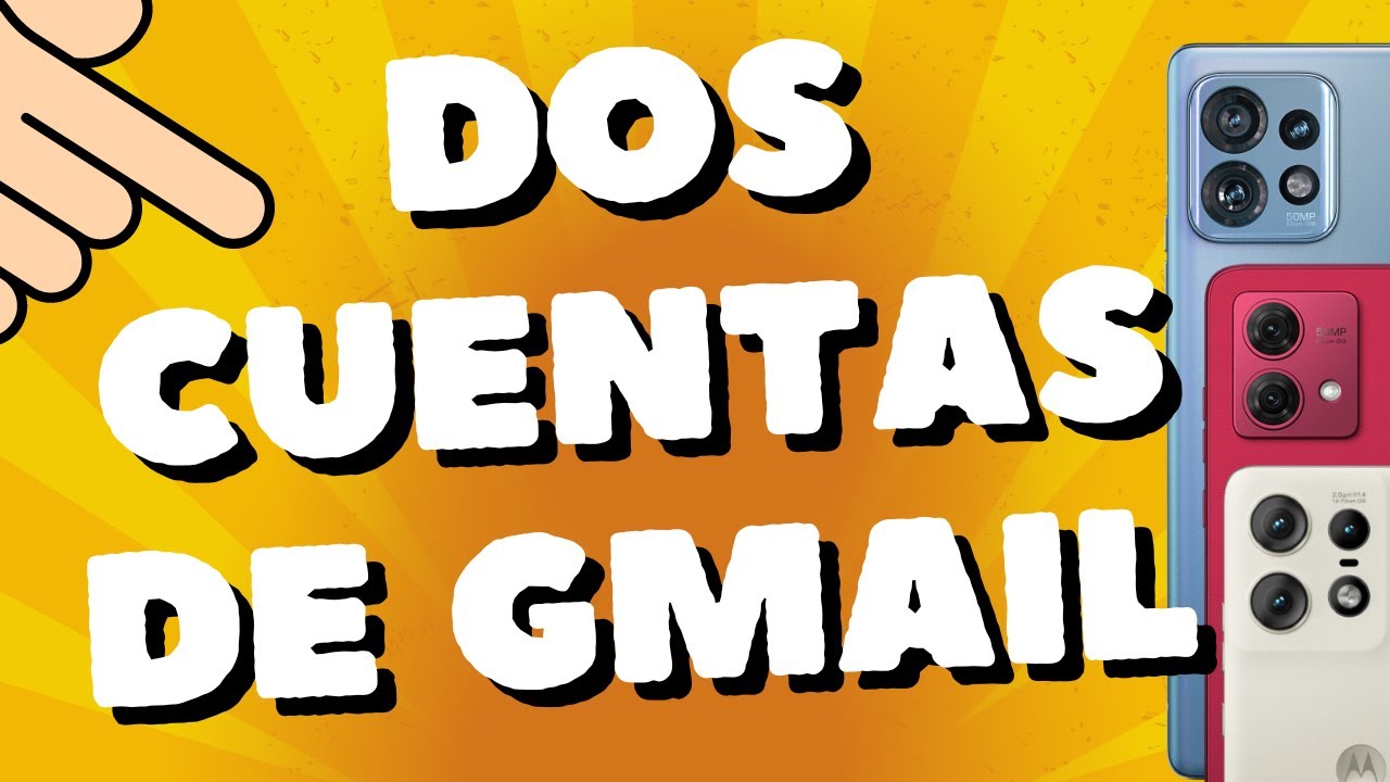 Cómo tener dos cuentas de Gmail en el celular Motorola Moto G54 5G, G84 ...