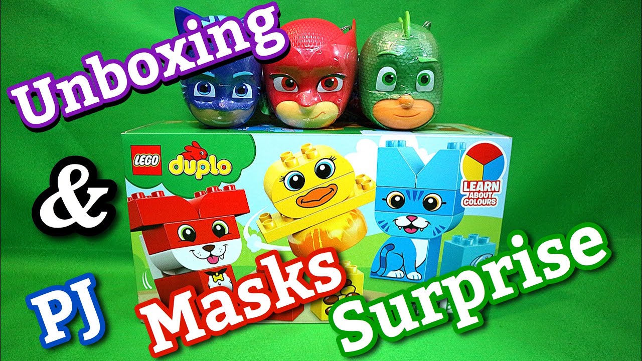 UNBOXING LATEST LEGO DUPLO/ PJ Masks Surprise - YouTube