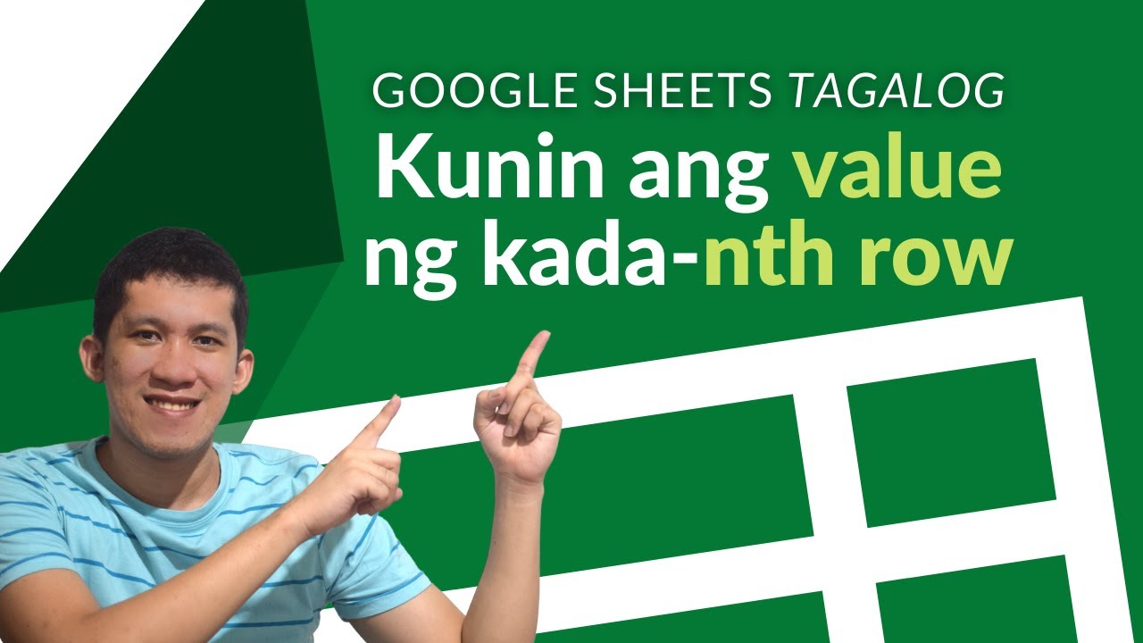 Use MOD Function To Get Value Every Nth Row Google Sheets Tagalog HD use-mod-function-to-get-value-every-nth-row-google-sheets-tagalog-hd