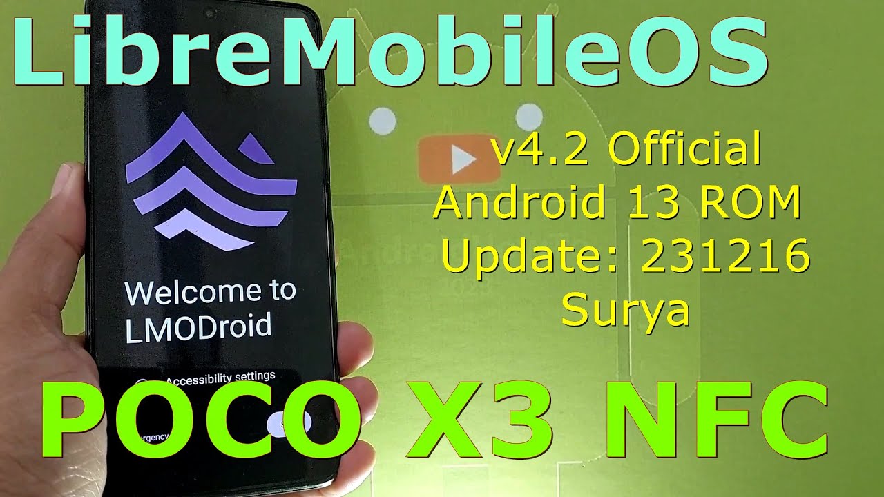 LibreMobileOS 4.2 Official for Poco X3 Android 13 ROM Update: 231216 ...