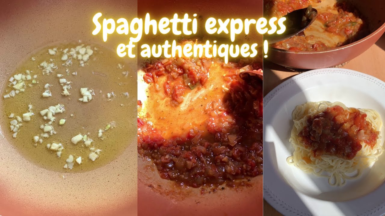 Spaghetti express, spaghetti facile et rapide, spaghetti italienne ...