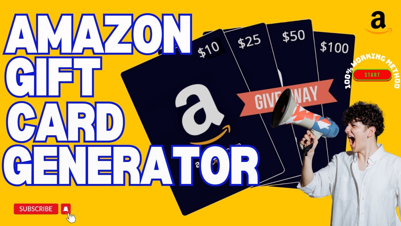 amazon gift card generator || amazon gift card giveaway - YouTube