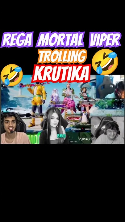 Rega Mortal Viper Trolling Krutika 🤣 #s8ul #regaltos #mortal #viper #krutikaplays #funnyshorts ...