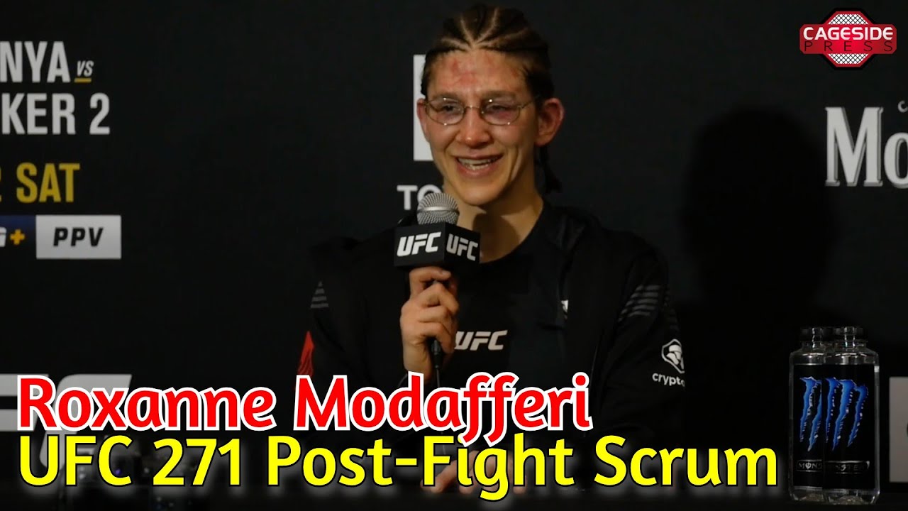 UFC 271: Roxanne Modafferi Post Fight Presser - YouTube