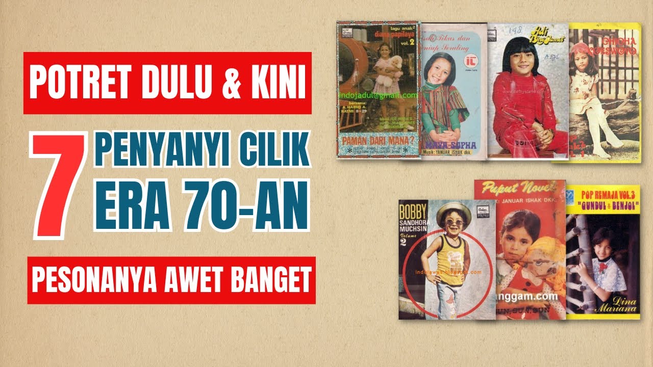 Penyanyi Cilik Era 70-an - YouTube