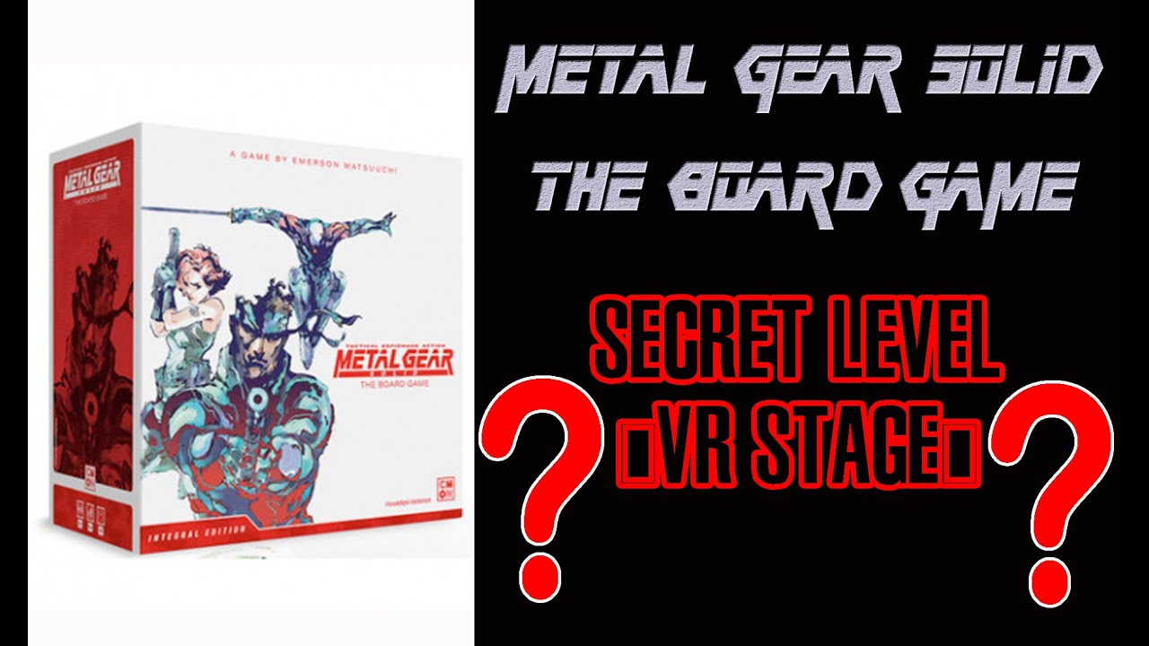 Metal Gear Solid the Board Game playthrough |secret level! - YouTube