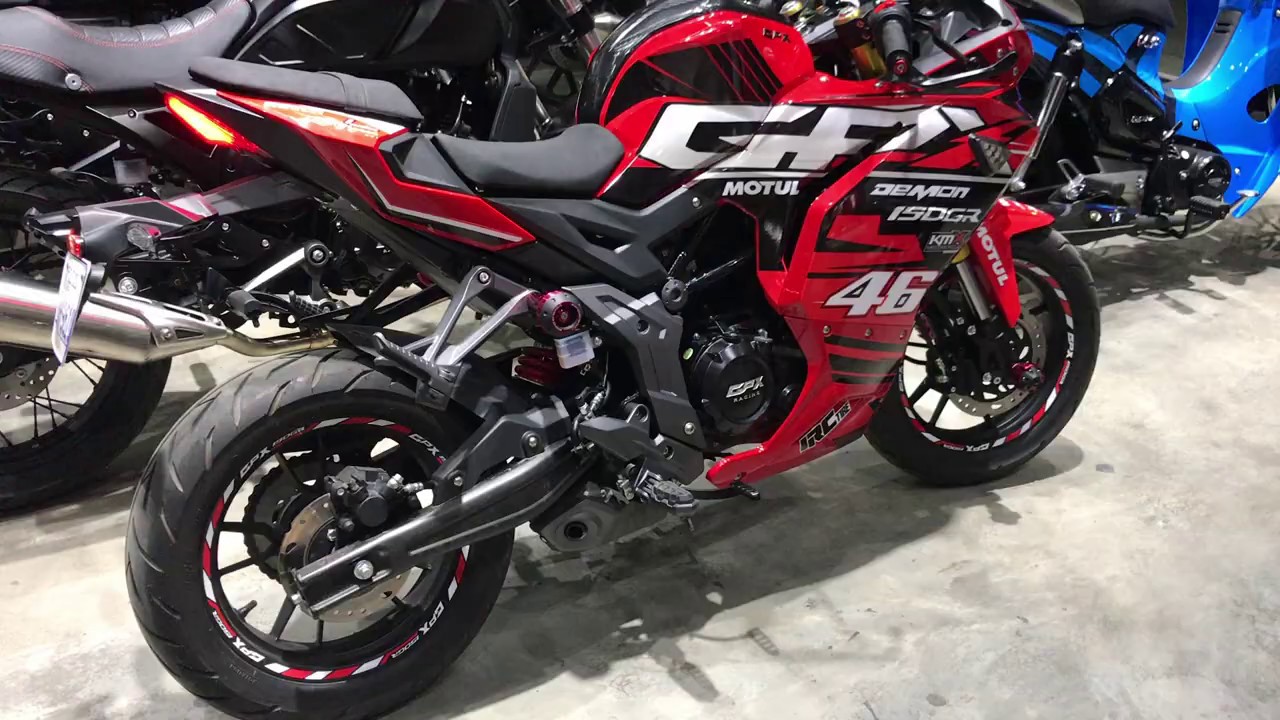 Custom GPX Demon 150 GR 2019 ពណ៌ក្រហម លេងតែមស៊េរីថ្មី មួយទៀតហើយ - YouTube