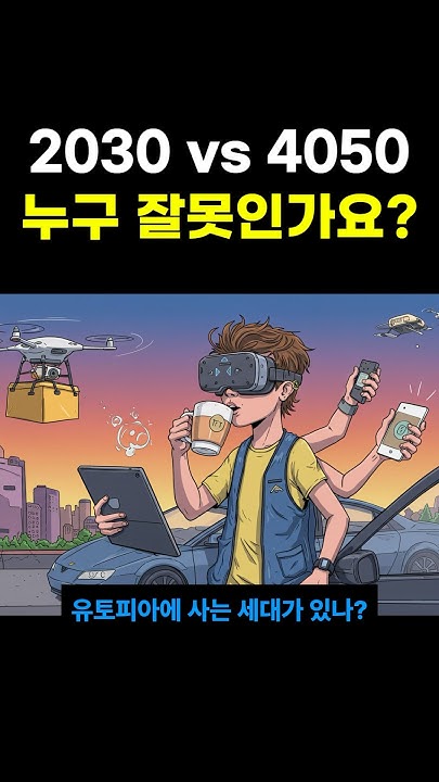 2030 vs 4050 요즘세대갈등 #유머#웃긴짤 - YouTube