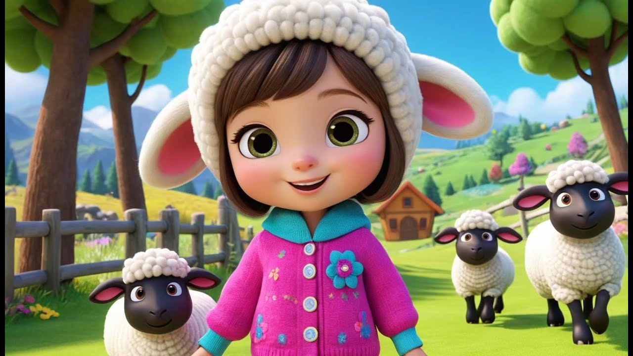Baa Baa White Sheep Play Time | Fun Kids Song | Playful Nursery Rhyme ...