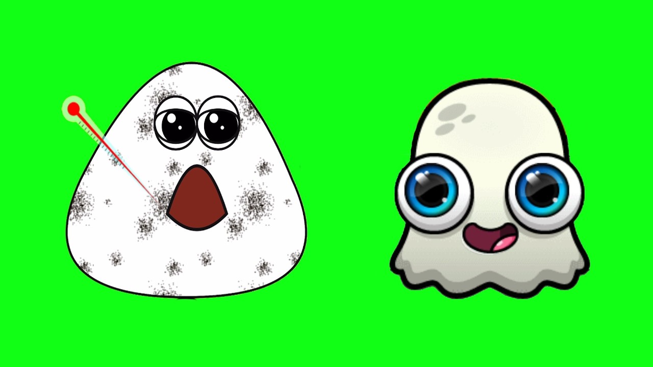 POU vs MOY 7 - Pou y moy de colores. Pou & Moy juegan juntos. - YouTube