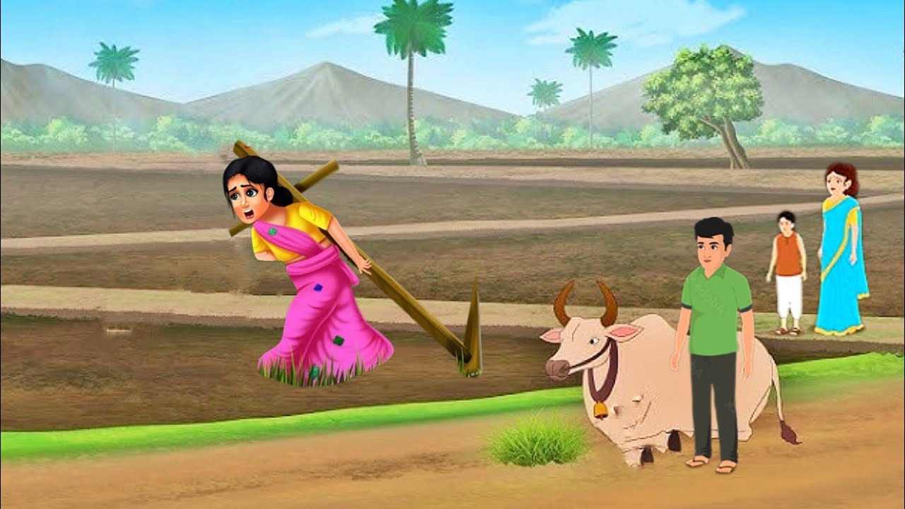 मेहनती औरत | mehanti aurat | hindi moral stories | cartoon story ...
